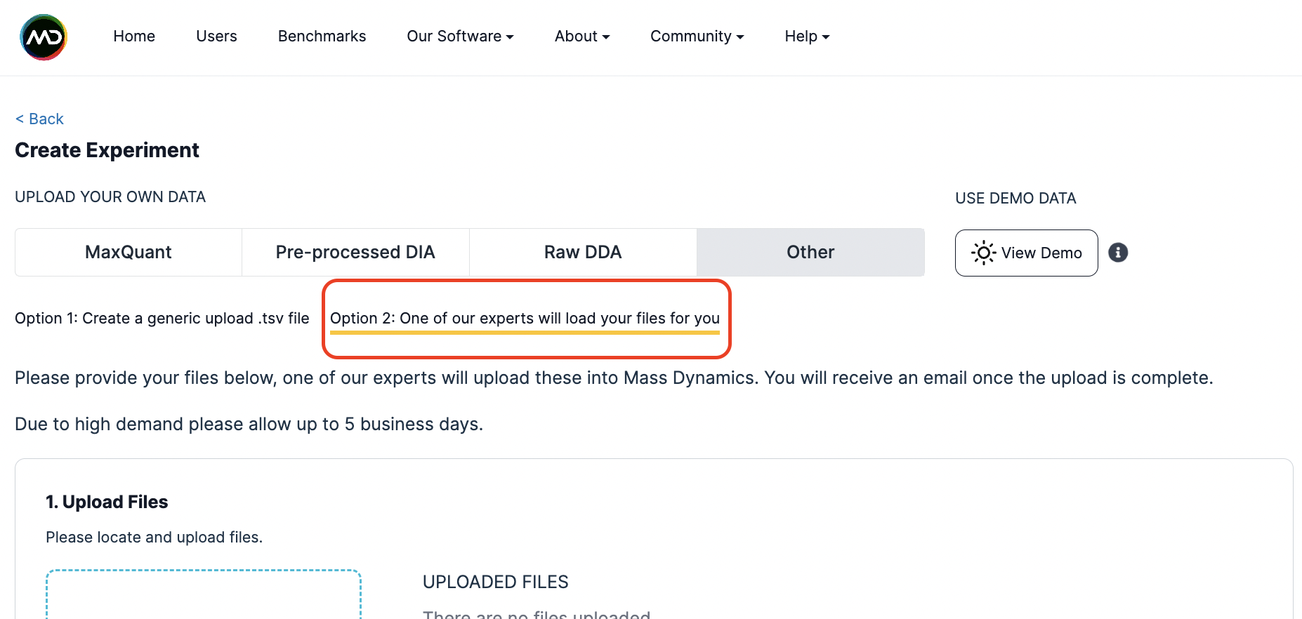 How can I access assistance with uploading my data?